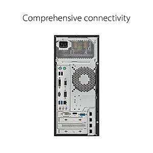 ASUS D340MC Desktop PC, Intel Core i5-8400, 8GB DDR4 RAM, 512GB PCIe SSD, Windows 10 Home, Black, D340MC-DH501