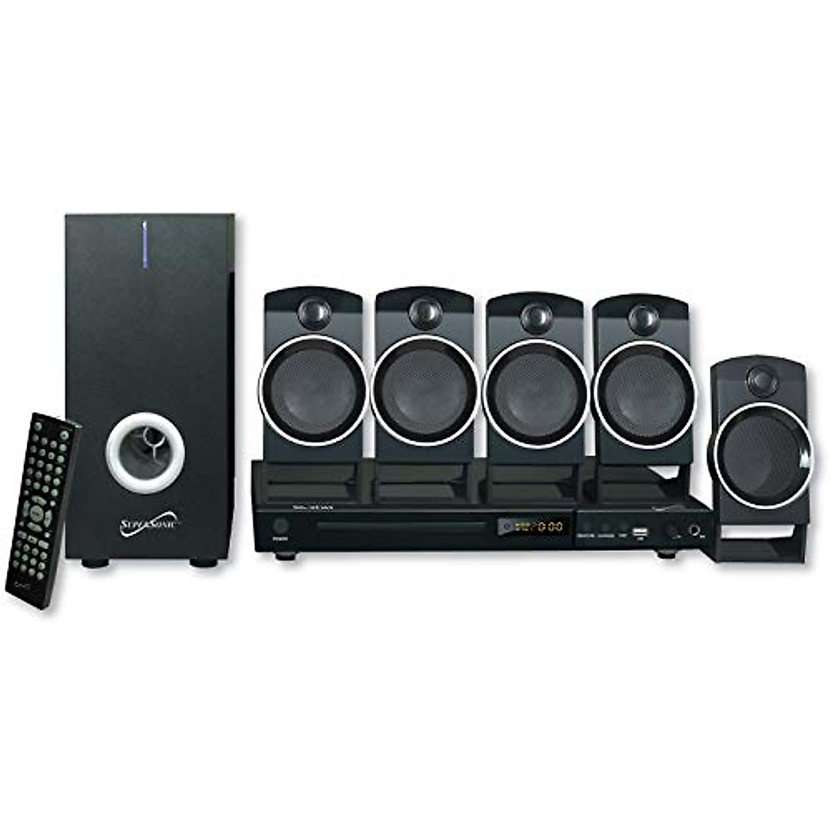 Supersonic SC37HT 5.1 Channel DVD Home Theater System