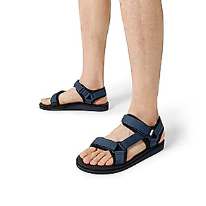 DREAM PAIRS Mens Sandals, Lightweght Outdoor Hiking Sandals Waterproof Athletic Sports Walking Water Sandals with Soft Eva Midsole for Beach Summer Vocation Adventure, Navy, Size 9, Sdsa2309M