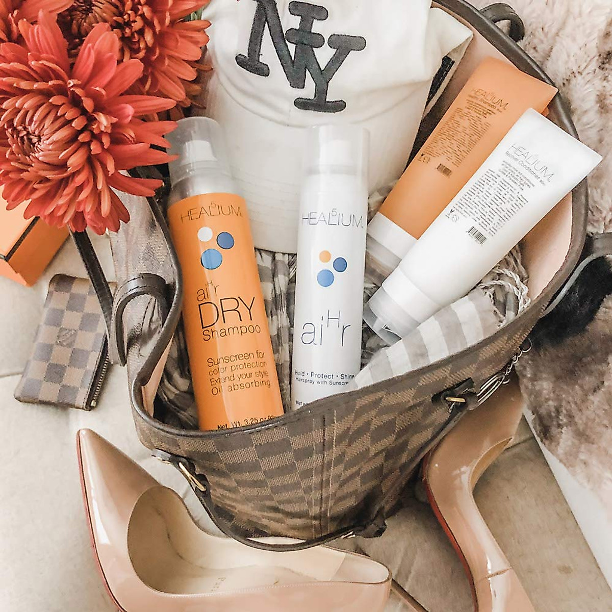 Dry Shampoo, 7 oz - Sunscreen Oil Absorbing Extend Your Style Without Washing –Products for Men, Women, Curly, Frizzy, Fine, Thin Textures by Healium Hair