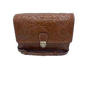Patricia Nash Tooled Leather Laurentina Crossbody Bag Purse in Florence