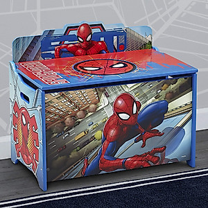 Delta Children Deluxe Toy Box, Spider-Man
