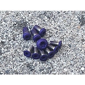 Flat Purple Screws Set For Spyderco Tenacious and Resilience Pocket Knife
