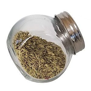 Replacement Lids for IKEA RAJTAN Glass Spice Jar 5 Oz (400.647.02) Stainless Steel Caps lids set of 12 pieces by American Ayurveda