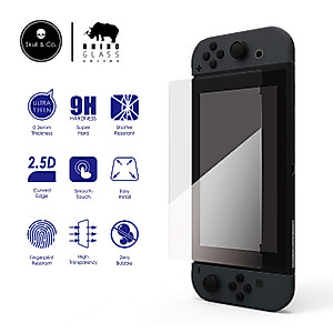 Skull & Co. Tempered Glass Screen Protector for Nintendo Switch (2-PACK)