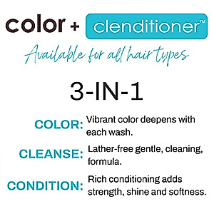 KERACOLOR Clenditioner ESPRESSO Hair Dye - Semi Permanent Hair Color Depositing Conditioner, Cruelty-free, 12 Fl Oz