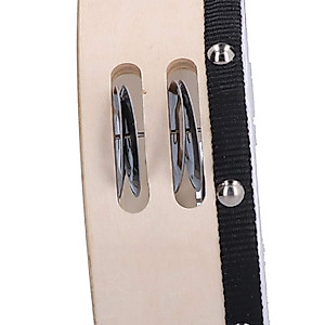 Double Row Jingle, Firm Tambourine Row Jingle, Durable Sacred Occasion for Relax Churches Entertainment(Bible dove)