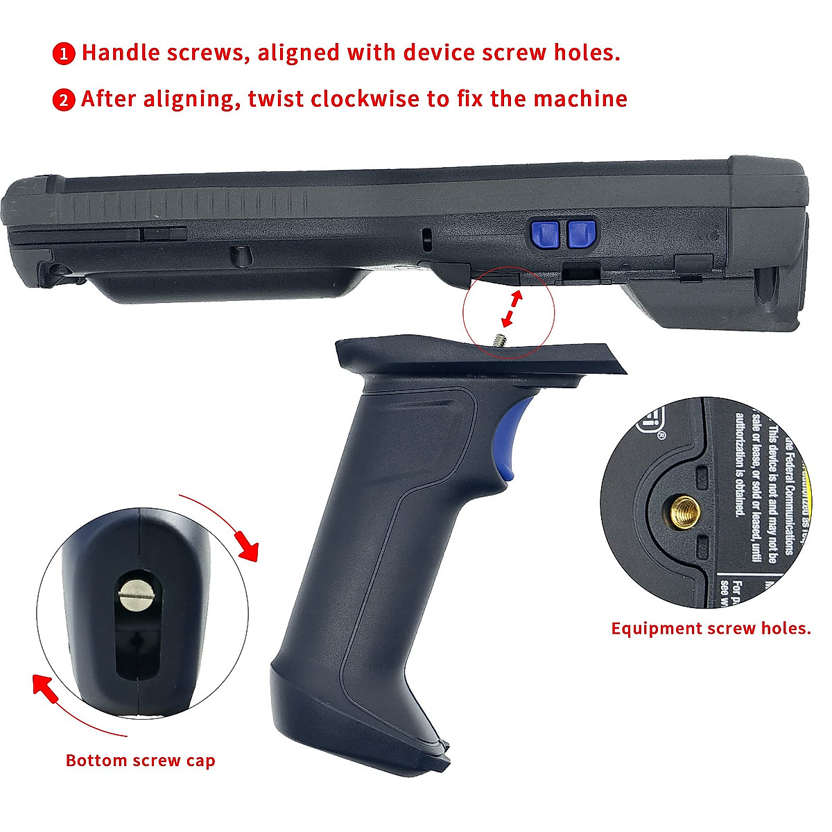Gun Trigger Pistol, Scan Handle for Intermec CK70 CK71 CK75 805-836-002