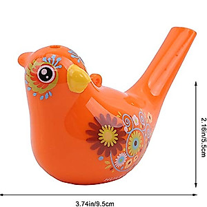 Tovip 1Pcs Coloured Drawing Water Bird Whistle Bathtime Musical Toy for Kids Early Learning Educational Children Gift Toy Musical Instrument