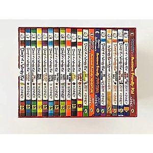 A Library of Diary of a Wimpy Kid 1-21 Books Complete Collection Boxed Set Paperback