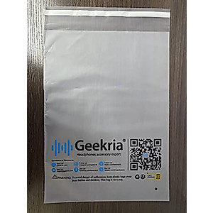 Geekria Headphones Pouch Compatible with Sony WH-1000XM5, WH-1000XM4, WH-XB910N, XB900N, WH-CH710N, WH-CH520 Case, Replacement Protective Travel Carrying Bag with Cable Storage (Grey)