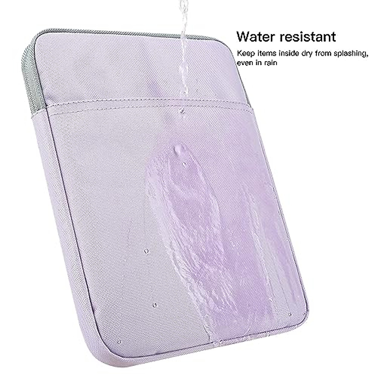 9-11 inch Sleeve Case for Fire Max 11 Tablet/Amazon Kindle Fire HD 10 & 10 Plus Tablet 10.1", iPad Pro 11/iPad 10.2 10.9/iPad Air 5 4th, Galaxy Tab A8/A7/S8/S7, iPad Organizer Carrying Bag -Purple