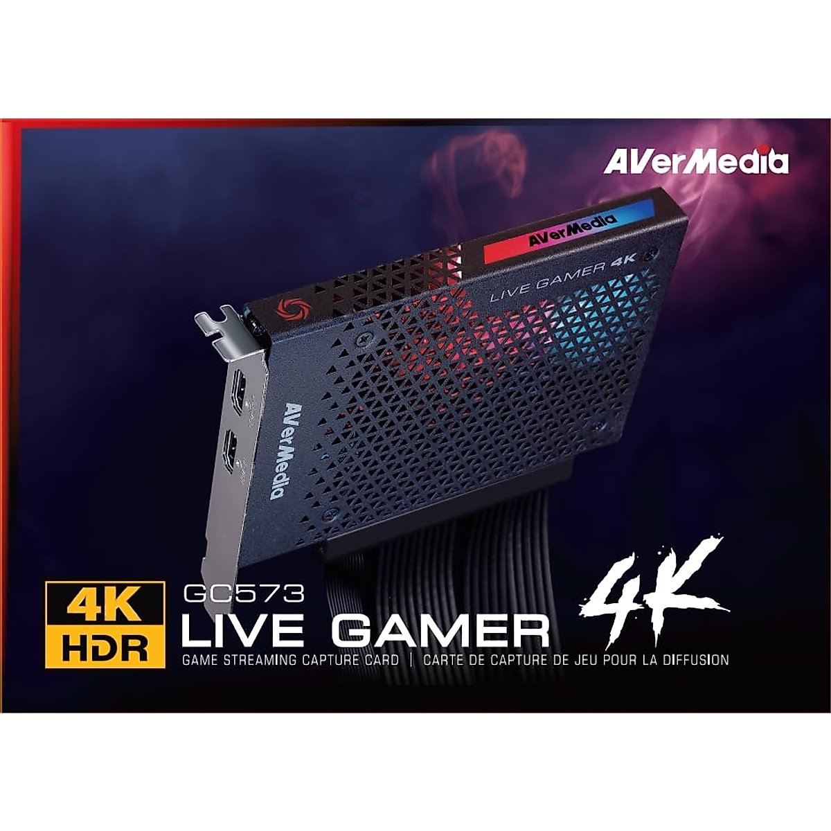 AVerMedia GC573 Live Gamer 4K Internal Capture Card: 4K60 HDR10 Streaming and Recording with Ultra-Low Latency for PS5, Xbox Series X/S, OBS, Twitch, YouTube, Windows 11 - TAA/NDAA Compliant