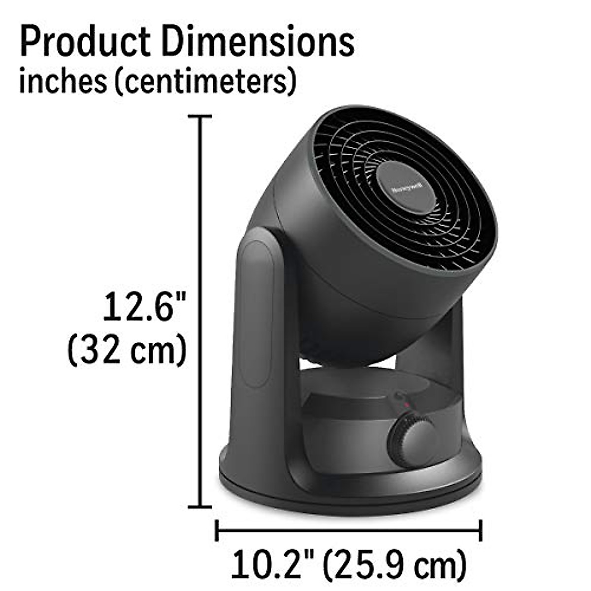 Honeywell Turbo Force Power Heat Circulator Heaters, Black