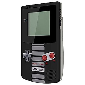 IPS Ready Upgraded eXtremeRate Classics NES Style Replacement Shell Full Housing & Black Screen Lens for Gameboy Color – Fit for GBC OSD IPS & Regular IPS & Standard LCD – Console & IPS Screen Without