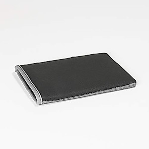 303 Products Clay Mitt - Synthetic Clay Replacement - Creates Ultra Smooth Surface - Faster and Easier Than Clay - Long Lasting, 1 Count (39013), Gray, Black