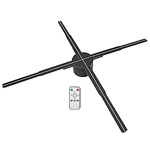 3D Holographic Advertising Machine Holographic Projector Fan 100-240V High Resolution For Shop For Windows For Hospital For Bar For IOS (US Plug)