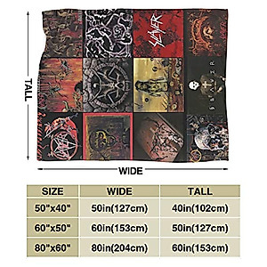 Vollior Flannel Fleece Blankets Super Soft Warm Cozy Lightweight Easy Care All Season Premium Bed Blanket Available in Three Sizes 50" X 40"