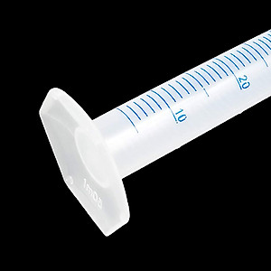 Kalevel 6pcs Measuring Graduated Cylinders 50ml Measuring Cylinders Clear Plastic Graduated Cylinders Test Tubes with Double Sided Markings, Pour Spout & Hexagonal Base