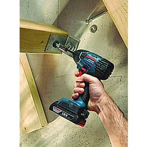 Bosch 25618-02 18-Volt Lithium-Ion 1/4-Hex Impact Driver Kit with 2 Batteries, Charger and Bag, Blue