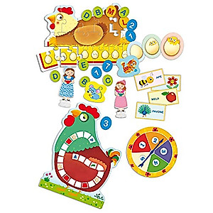 Liscianigiochi Carotina Banquet Chalkboard Led 3 in 1 Game for Kids, 77465, Multicolor, ‎94.5 x 9 x 67 cm; 2.8 kg