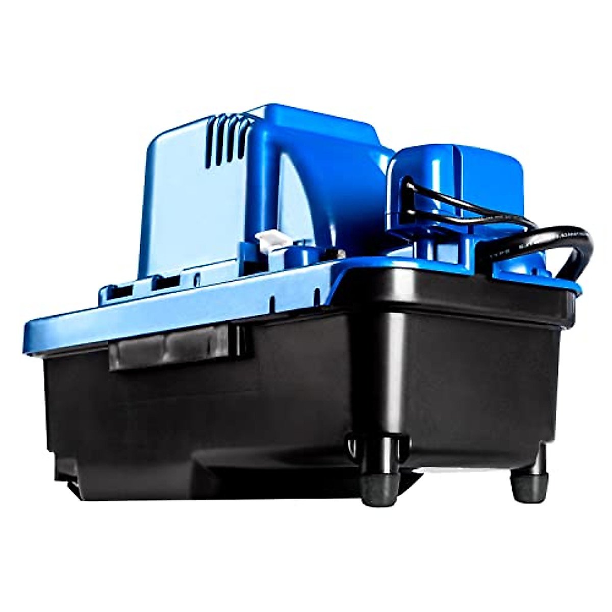 Little Giant VCMX-20ULST 115 Volt, 1/30 HP, 84 GPH Automatic Condensate Removal Pump, 6-Ft. Power Cord, Safety Switch, 20-ft. 3/8-inch Tubing, Blue, 554550