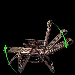 LLLY Office Folding Recliner Siesta Siesta Balcony Chair Folding Chair Adult Summer Cool Chair Recliner