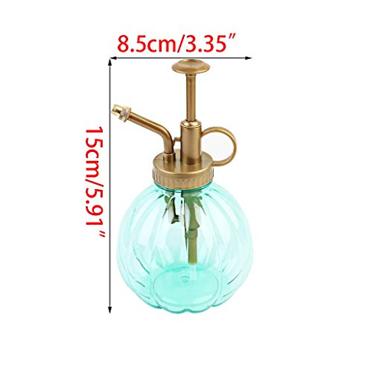 KONIEE 350ml Retor Plant Flower Watering Pot Bottle Garden for Mister Sprayer Hairdressing Garden Tool Small Watering Can for Indoor Plants Rose Gold