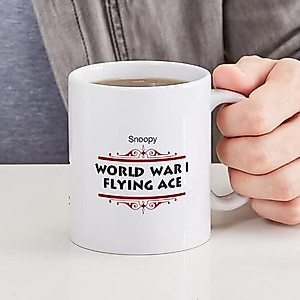 CafePress Flying Ace Dodging Bullets Mug Ceramic Coffee Mug, Tea Cup 11 oz
