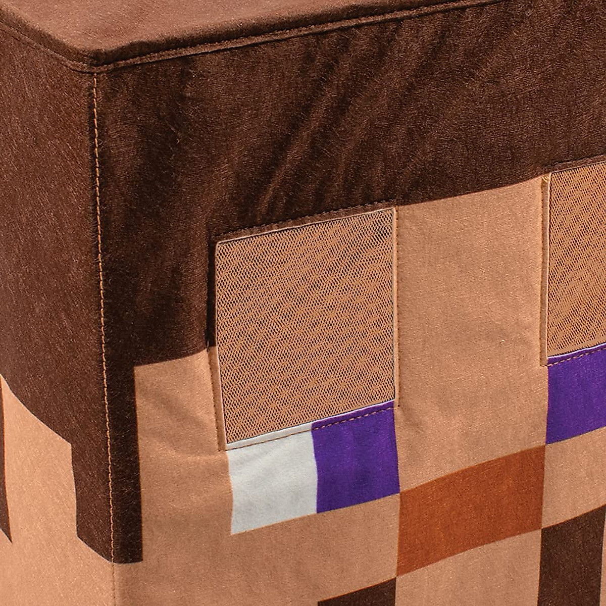 Disguise childrens Minecraft Block Headpiece, Official Minecraft Accessories, Single Size Costume Headpiece, A, One Size US, Steve