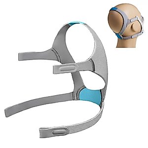 Replacement Headgear Strap for N20 Nasal Pillow CPAP Mask, LALASTAR CPAP Headgear Compatible with N20, Adjustable Headband (Headgear ONLY) Medium Size