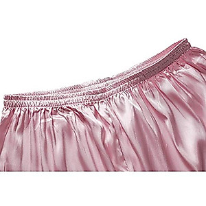 GAESHOW Women Silk Pajamas Set Long Sleeve Ladies Satin PJ Sets Button-Down Pajama Sleepwear Loungewear S~XL Pink