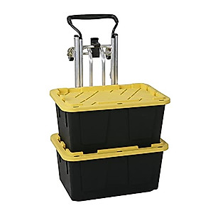 COSCO 12243ASB1E 3-in-1 Folding Series Hand Truck Platform Cart with Flat-Free Wheels, 800 lb/1000 lb Capacity, Aluminum/Black