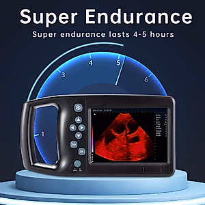 J1 Vet Ultrasound Machine Portable Veterinary Handheld Scanner B-Ultra Sound with 3.5MHz Probe for Pregnancy Pig,Sheep,Dog use