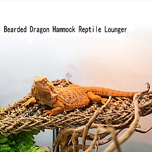 kathson Reptile Lizard Hammock,Reptile Lizard Lounger Hammock