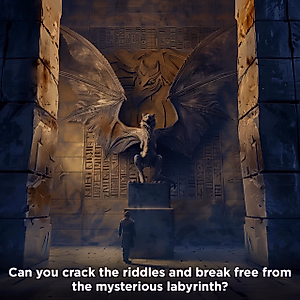 EXIT: The Cursed Labyrinth | Exit: The Game - A Kosmos Game | Family-Friendly, Card-Based at-Home Escape Room Experience for 1 to 4 Players, Ages 10+