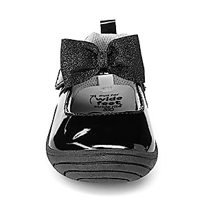 Stride Rite 360 Baby Girls Gracie Mary Jane Flat, Black, 3 Infant US