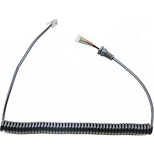 Pasow Replacement Microphones Mic Cable Cord Wire for Yaesu MH-36 MH-36A6J MH-36B6JS MH42 MH-42B6J MH-42C6J MH-48 MH-48A6JA MH-48A6J FT-1500M FT-2800M FT-7100M FT-7800 FT-8800 FT-8900 FT-8900R