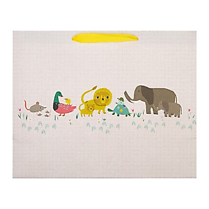 Hallmark New Baby Gift Bag - Hello Baby Safari, Large Landscape