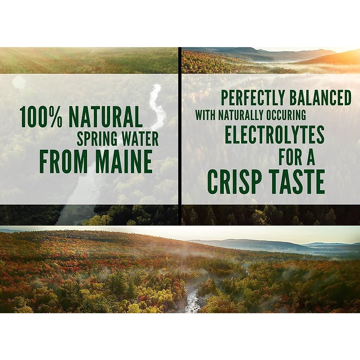 Poland Spring Water Bottles - Poland Spring Small Water Bottles, Mini Water Bottle, Poland Spring 8 oz Bottled Water 16 Pack - Bottled Poland Spring Water - Spring Water Bottles 16 Pack