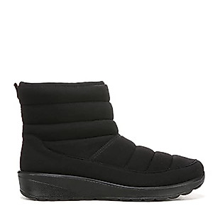 BZees Women's Glacier Ankle Boot, Black, 8.5 Wide
