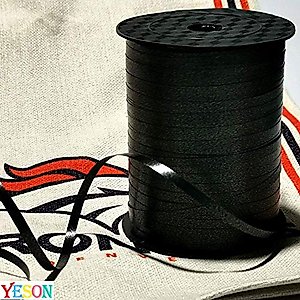 Black Balloon String Curling Wrapping Ribbons Decoration Accessories,500 Yards