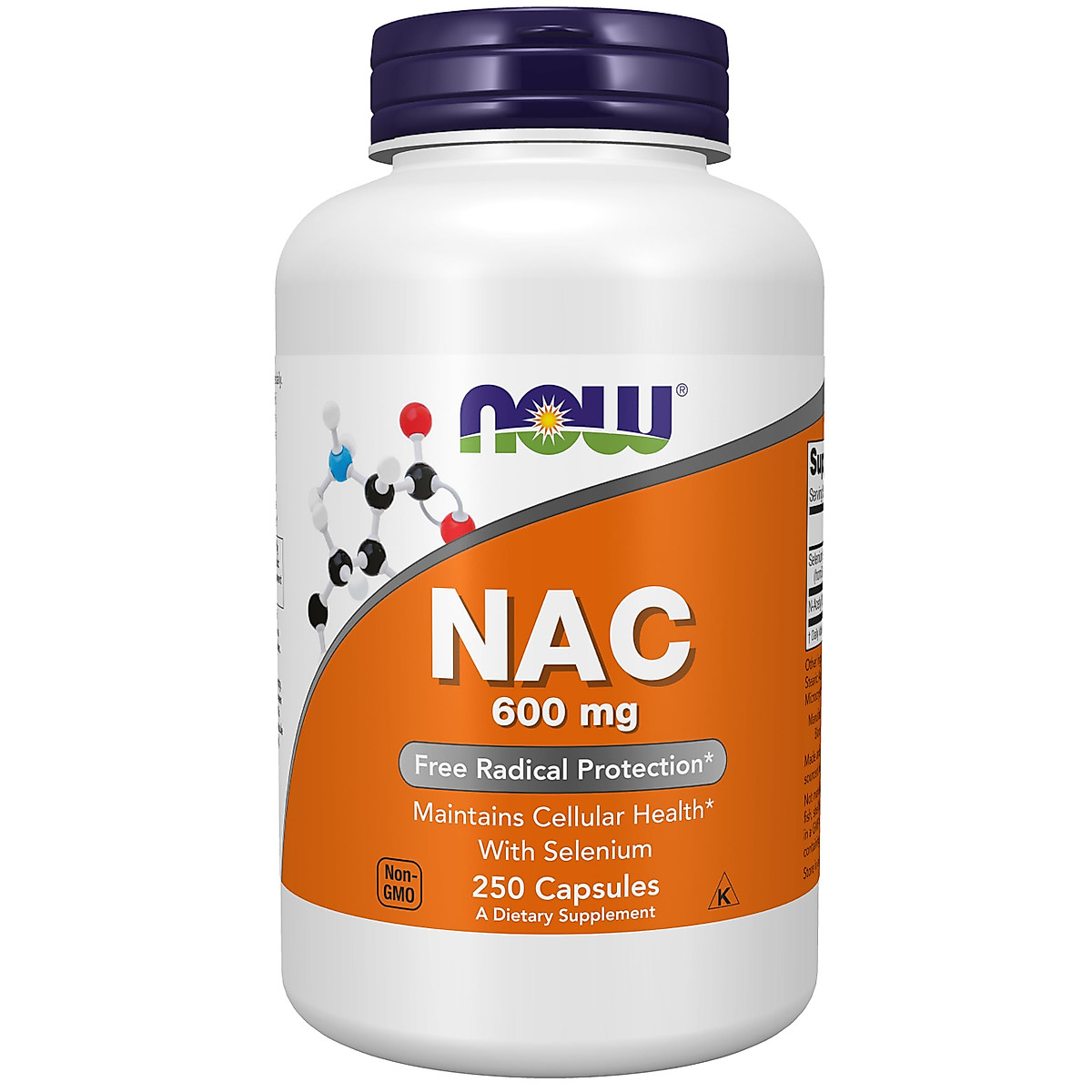 Now Foods Nac-Acetyl Cysteine 600mg, 250 Vcaps (500 (250X2))