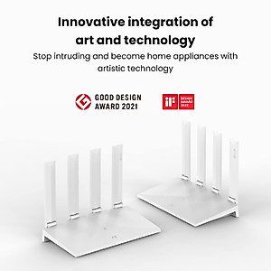 ZTE Ax3000 Pro WiFi 6 Router – Dual Band Router for Wireless Internet, Speed up to 3 Gbps, Supports Guest WiFi, Parental Controls, QoS, NFC Connection, Router with Large Coverage for Gaming Streaming