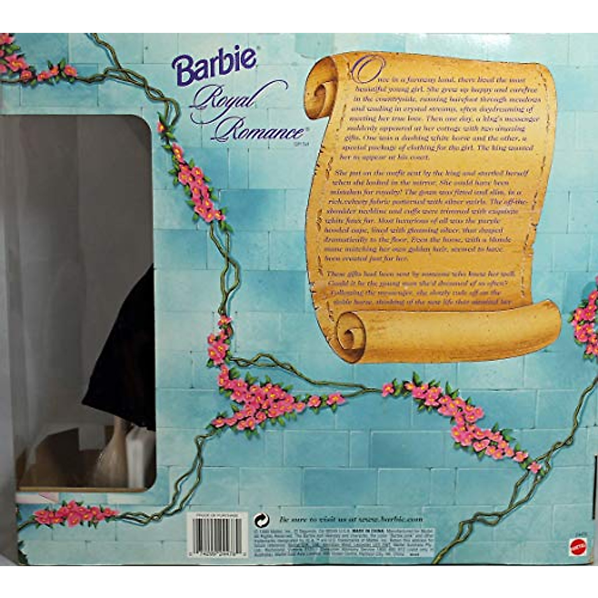 1999 Royal Romance Barbie the Legend of a Mysterious Beauty and Her White Stallion