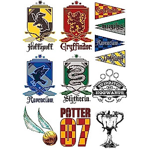 Cinereplicas Harry Potter - Temporary Tattoos (35 tattoos) - Official License