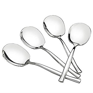 Idotry 8-Piece Stainless Steel Buffet Serving Spoon, Large Serving Spoon