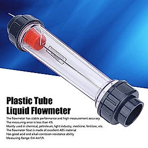 Water Flow Meter, Wide Application Drop Proof High Accuracy Flow Meter Tube for Light Industry