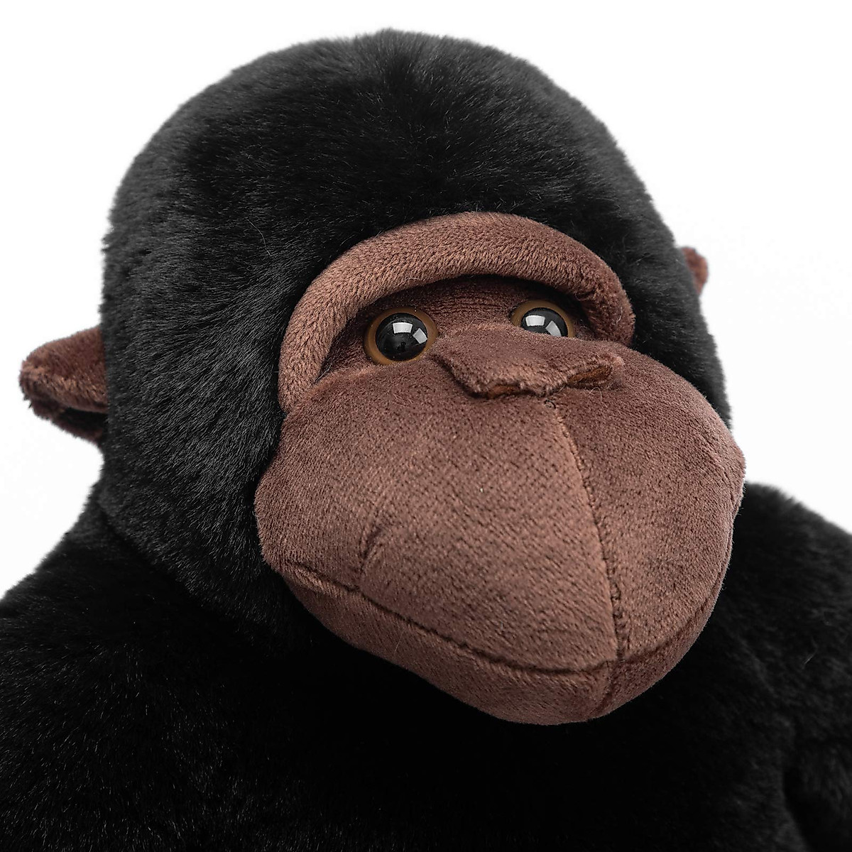 HollyHOME Plush Chimp Stuffed Animal Stuffed Gorilla Plush Toy Gift for Kids 10 Inch