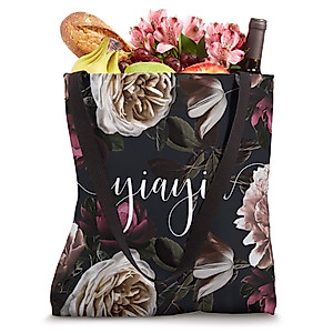 Yiayia - Cute Floral Mother's Day Gifts for Grandma Tote Bag